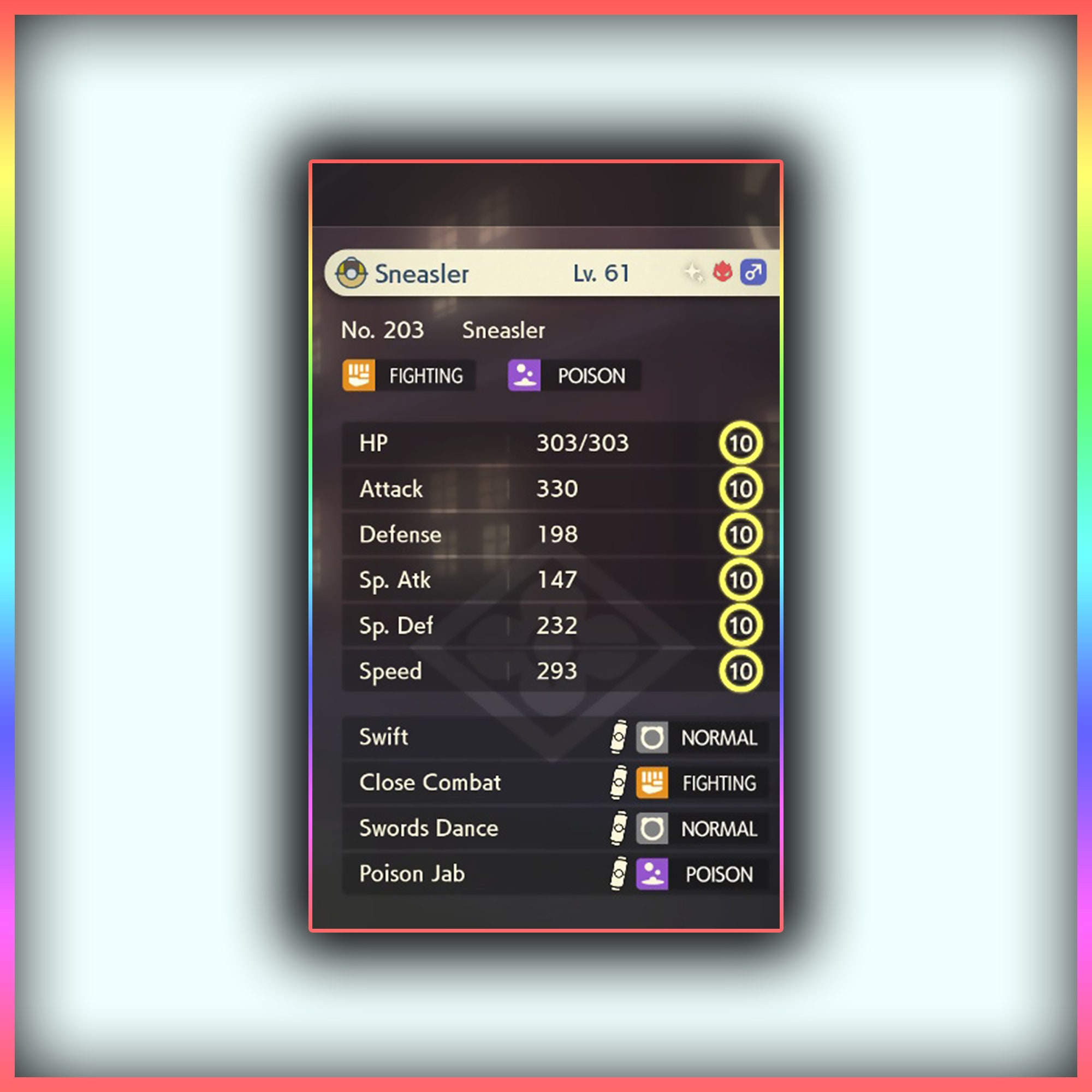 Best Stats Shiny Sneasler // Pokemon Legends: Arceus // Fast Trade ...