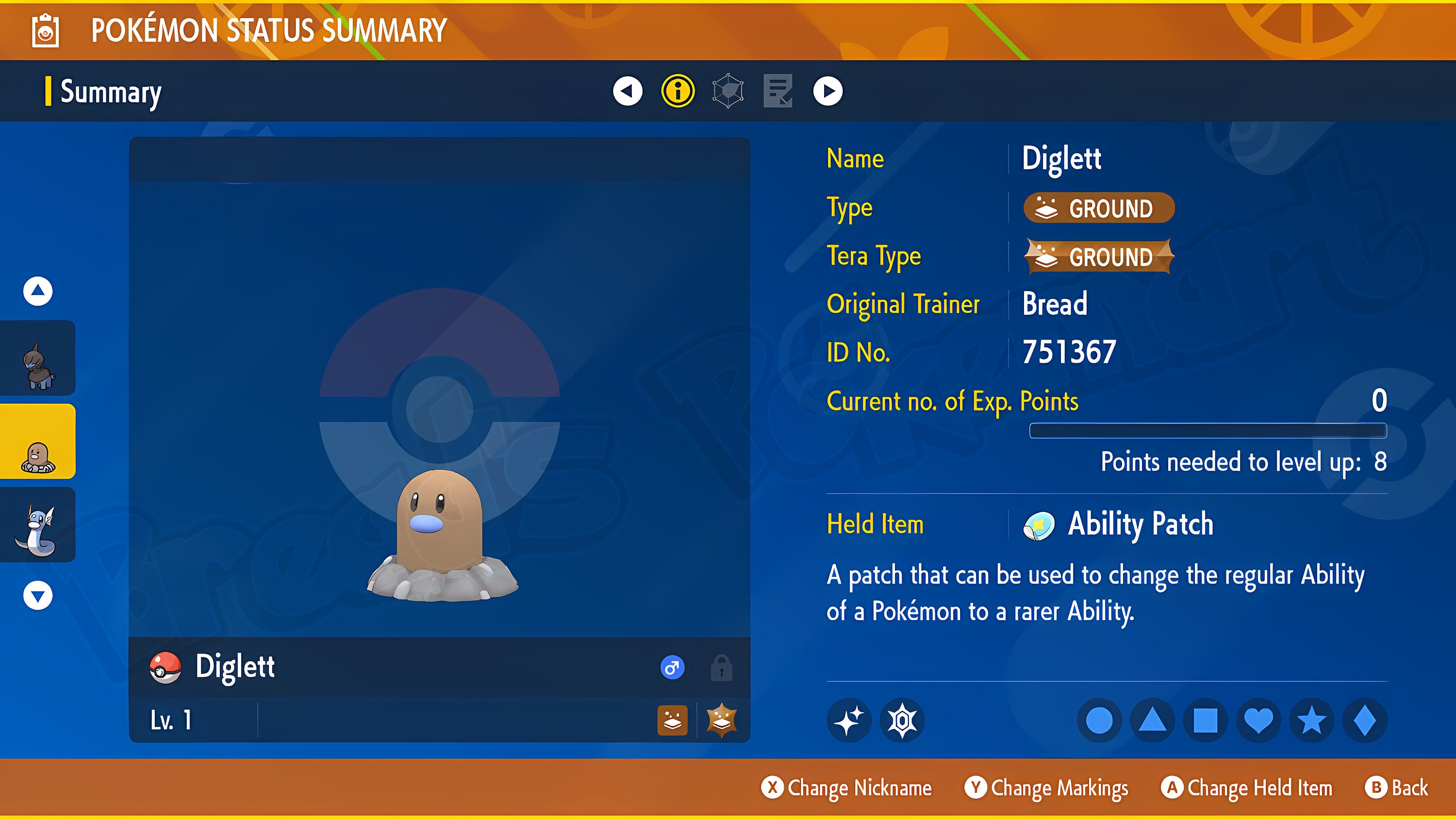 Shiny Diglett Pixelmon