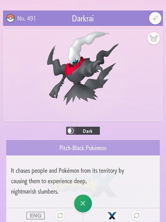 Darkrai Sprite Sheet