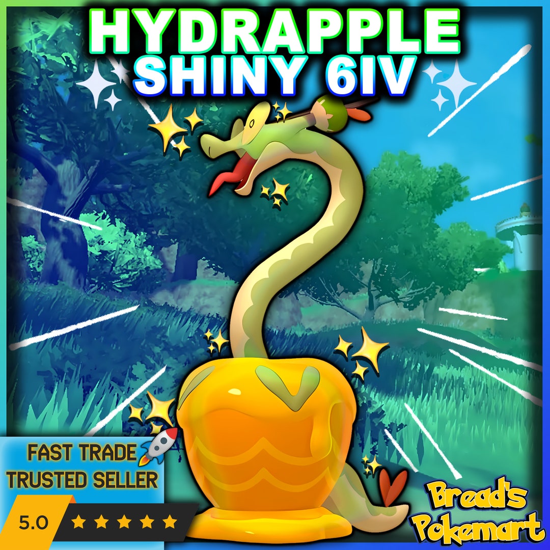 Pokemon Scarlet and Violet SHINY 6IV HYDRAPPLE // Lv100 Competitive ...