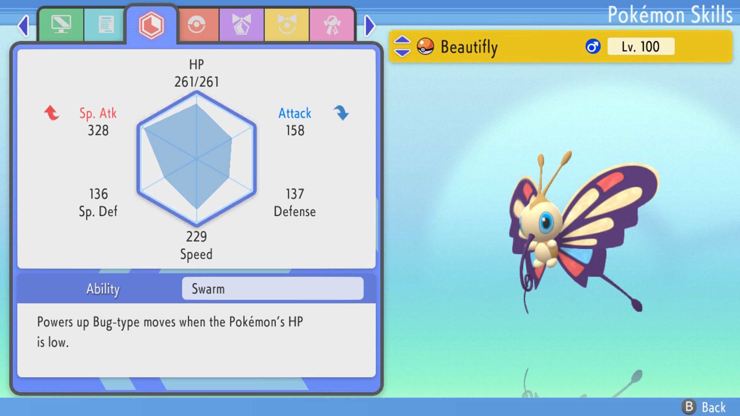 Shiny Beautifly Pokemon
