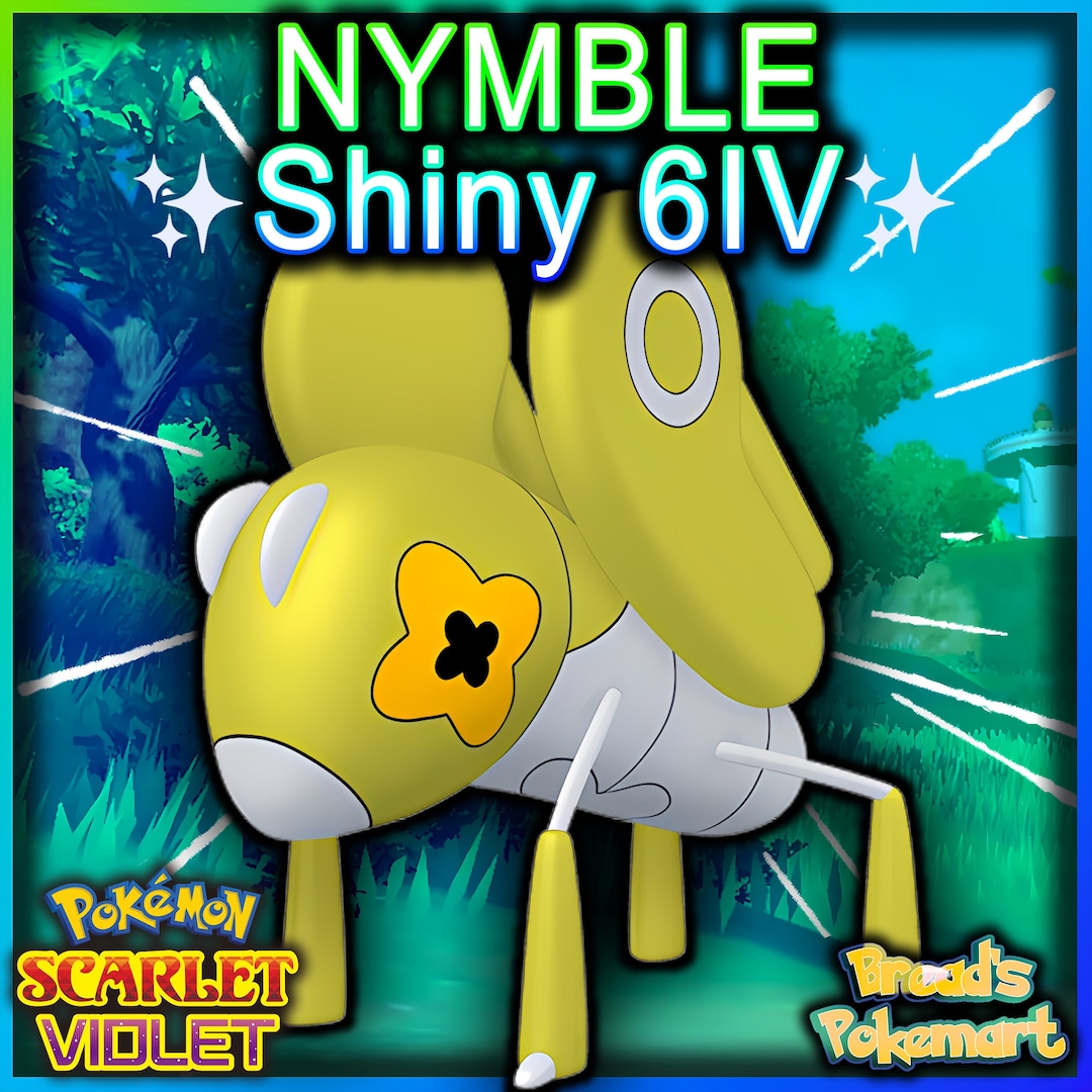 NYMBLE Shiny 6IV / Pokemon Scarlet and Violet / Lv1 Ready to - Etsy