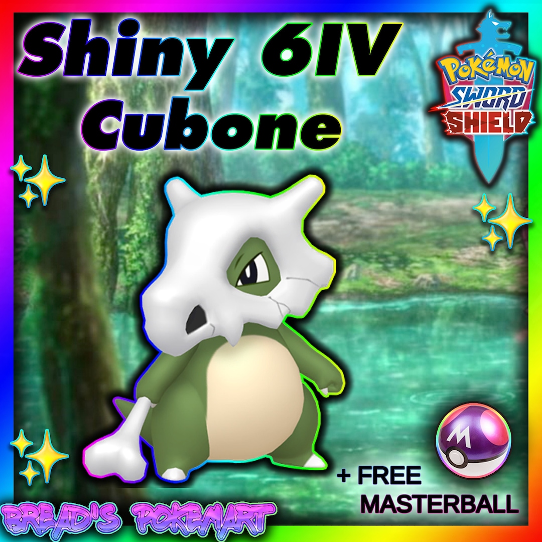 Pokemon Sword and Shield // CUBONE Ultra SHINY 6IV Pokemon // - Etsy