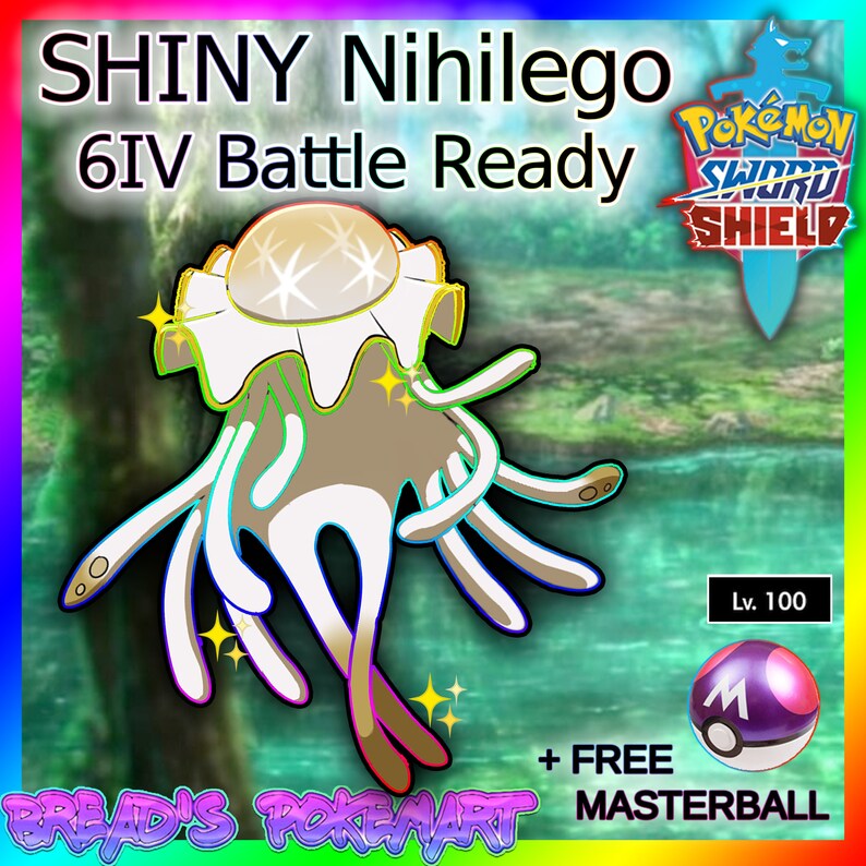 Pokemon Sword and Shield // Ultra Shiny NIHILEGO // Ready for - Etsy Ireland