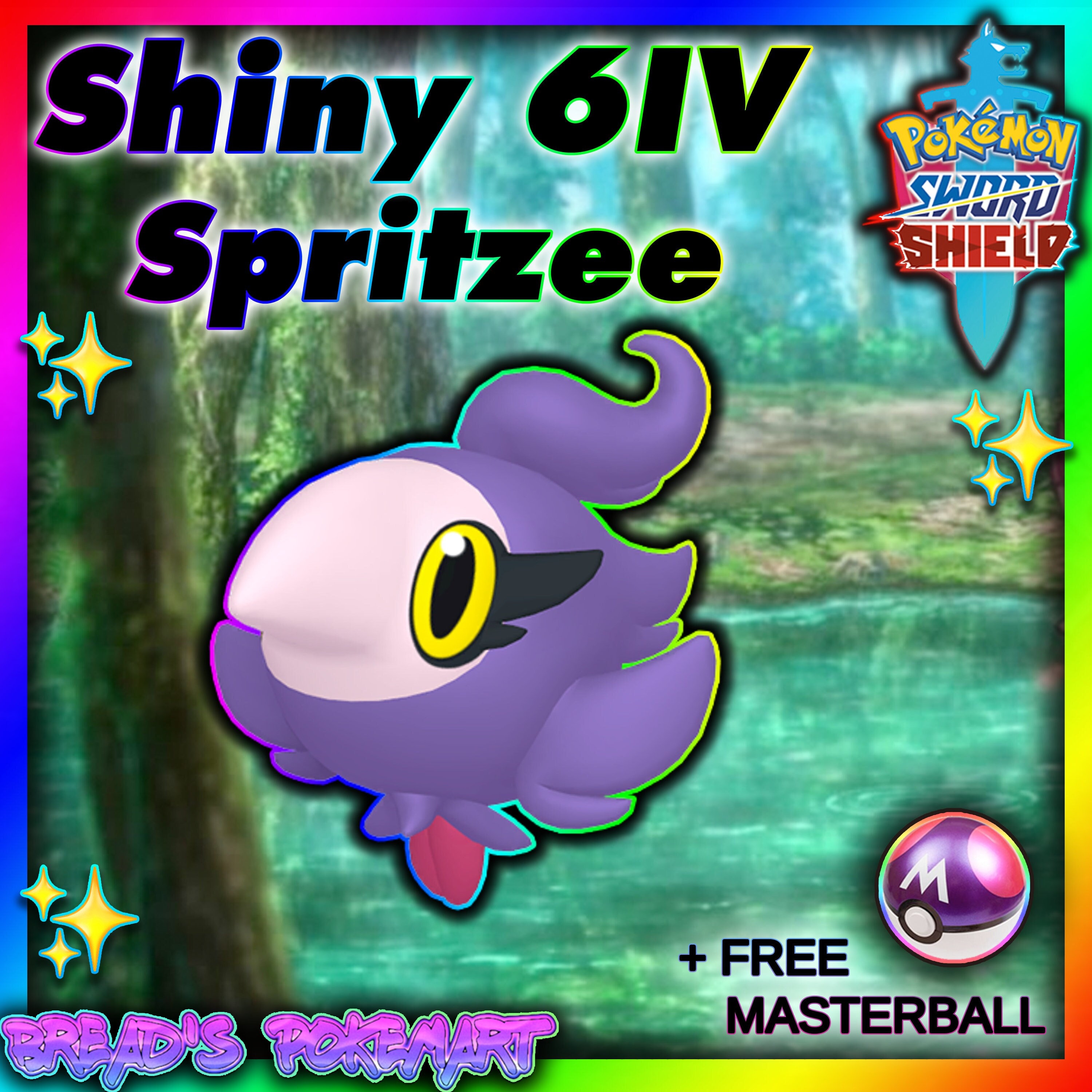 Spritzee Pokemon Card