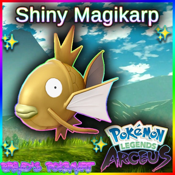 Shiny Magikarp alpha best Stats // Pokemon Legends: Arceus | Etsy