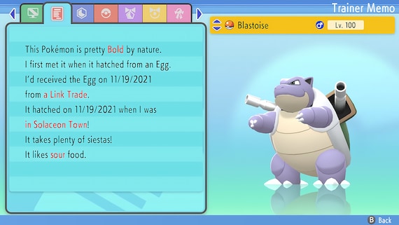 Pokemon Shiny Blastoise
