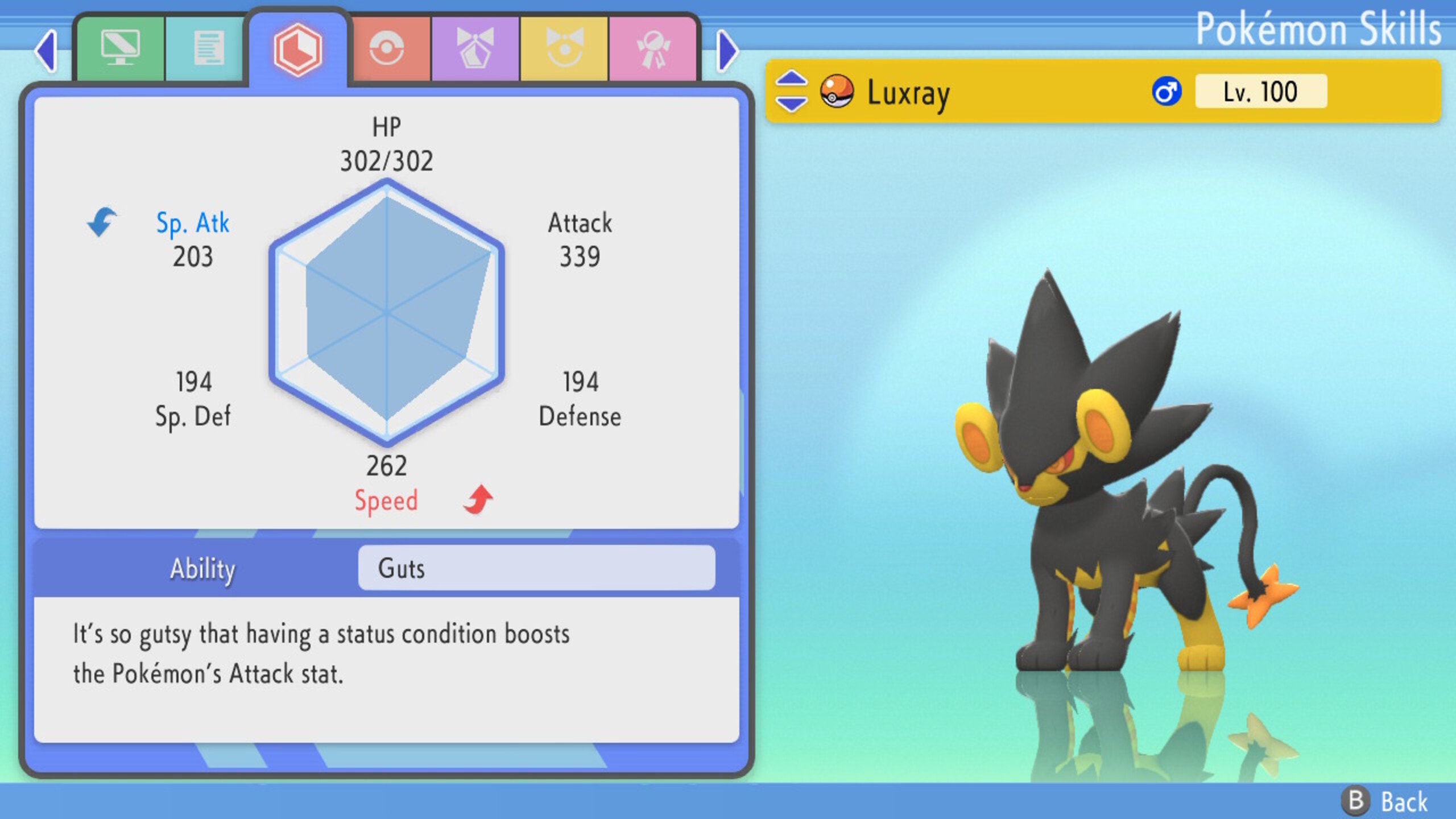 Shiny Luxray Wallpaper