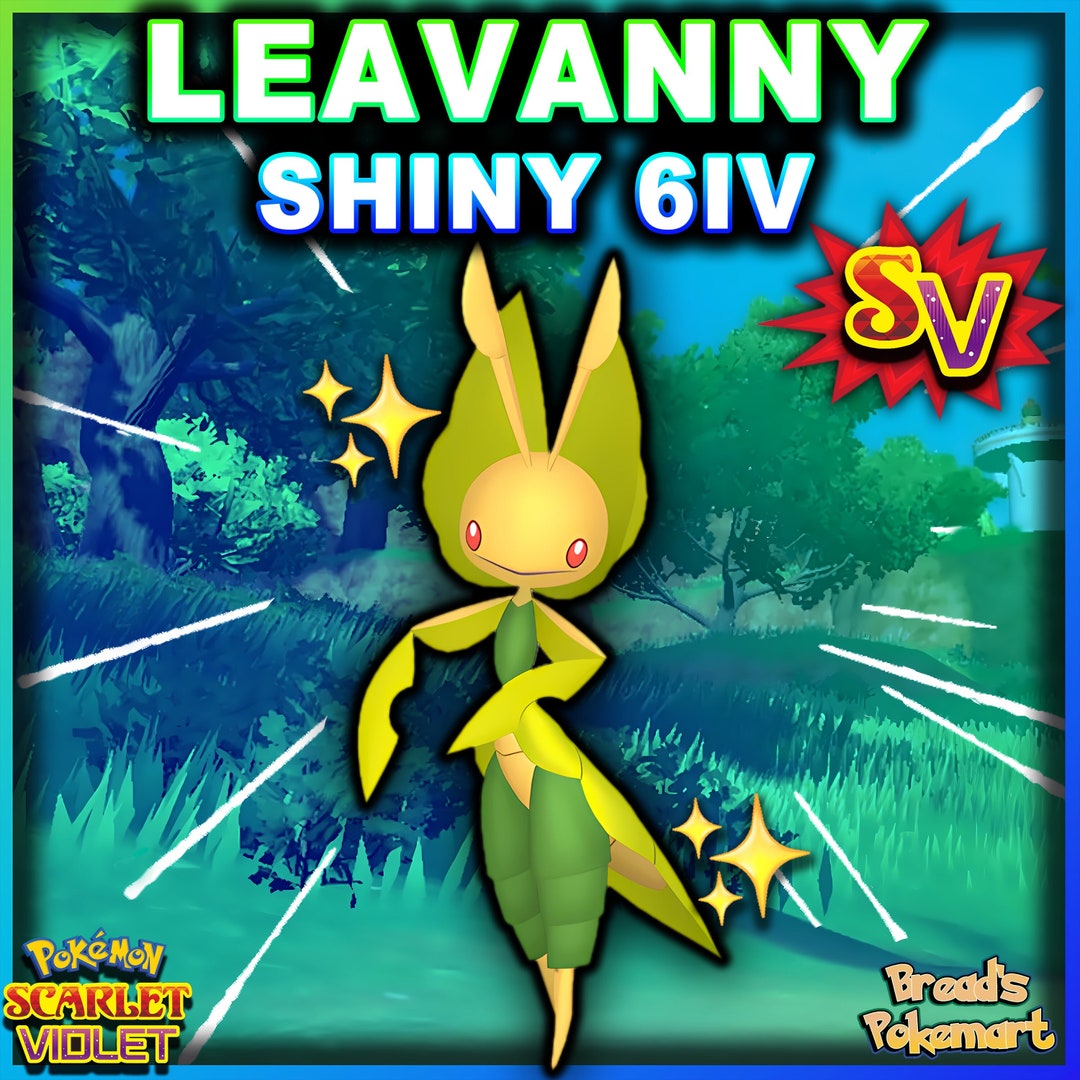 LEAVANNY Shiny 6IV / Pokemon Scarlet and Violet / Lv100 EV - Etsy