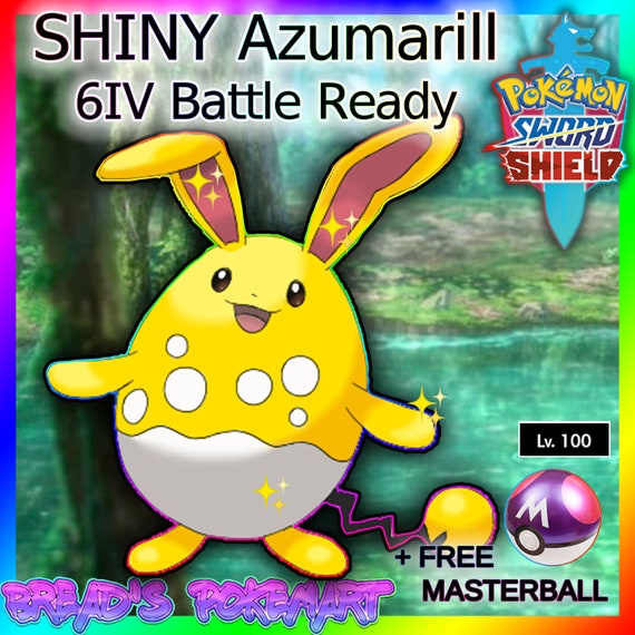 Pokemon Sword and Shield // Ultra Shiny 6IV AZUMARILL // Ready - Etsy