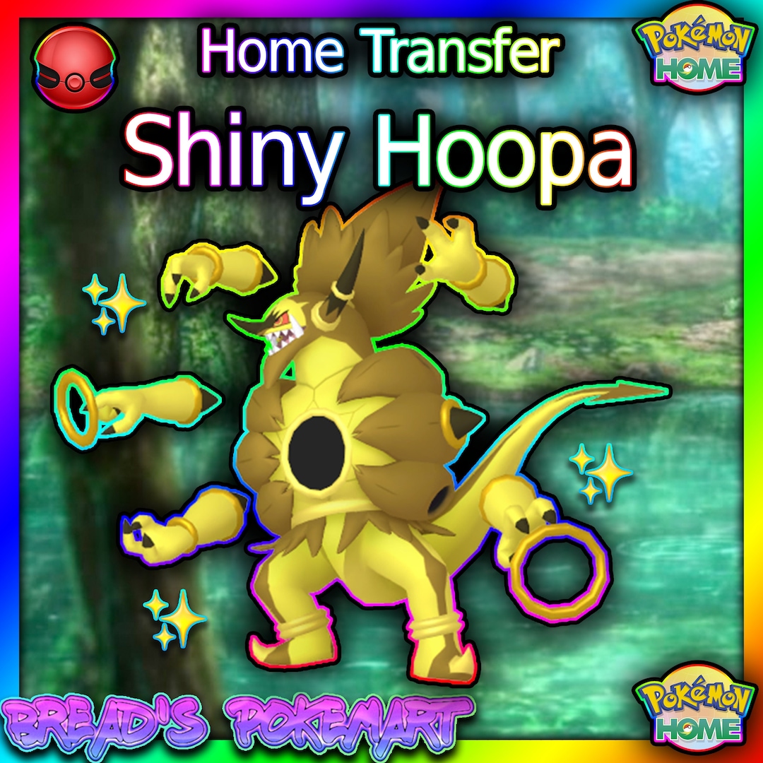 Shiny HOOPA 6IV UNBOUND Mythical // Pokemon HOME Premium - Etsy
