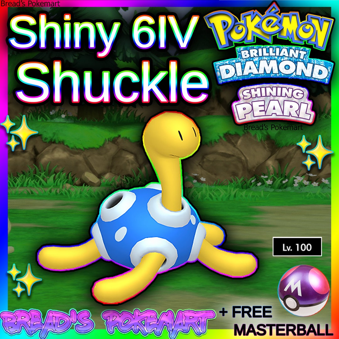 Shiny SHUCKLE 6IV / Pokemon Brilliant Diamond and Shining - Etsy