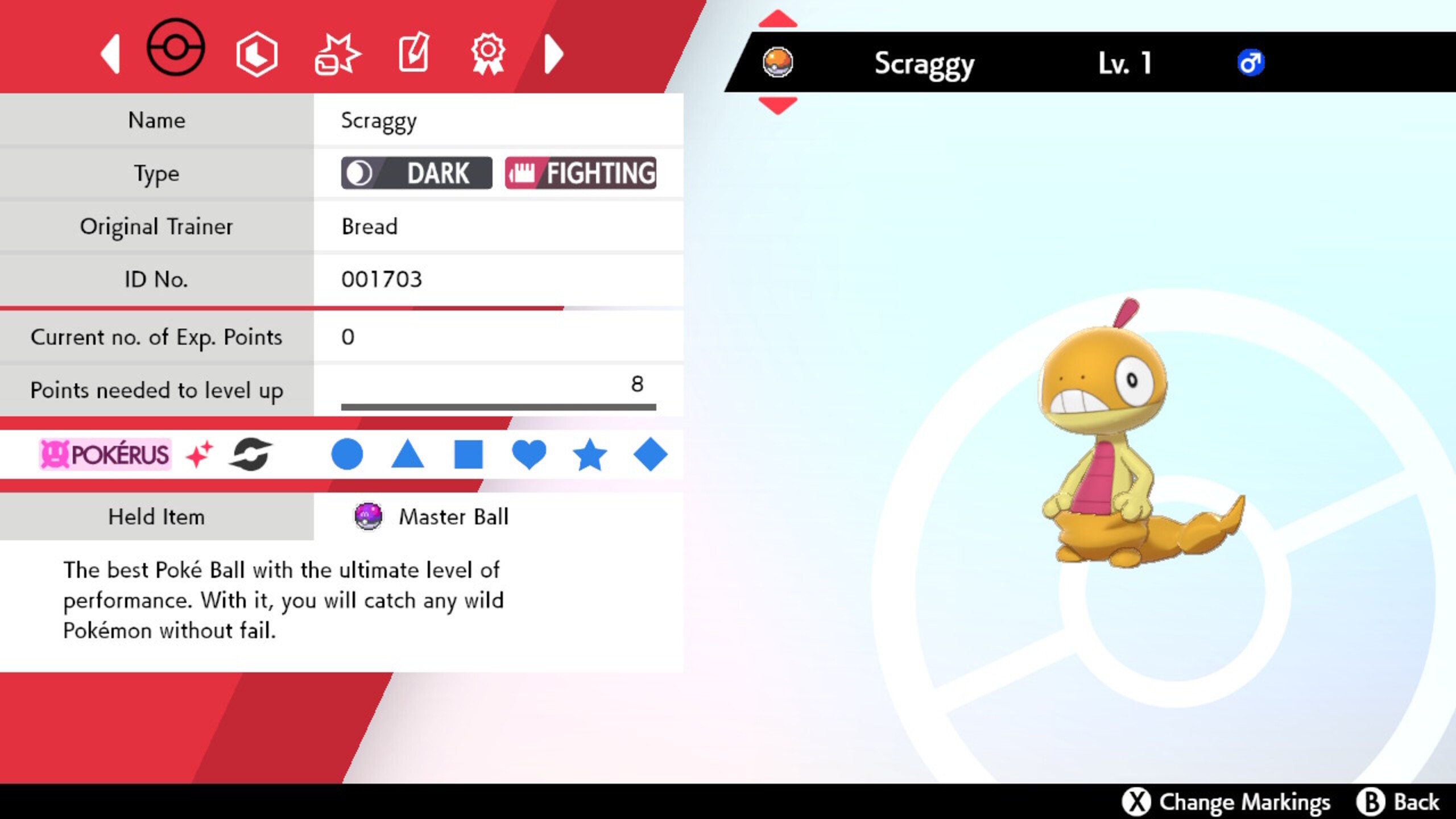 Shiny Scraggy