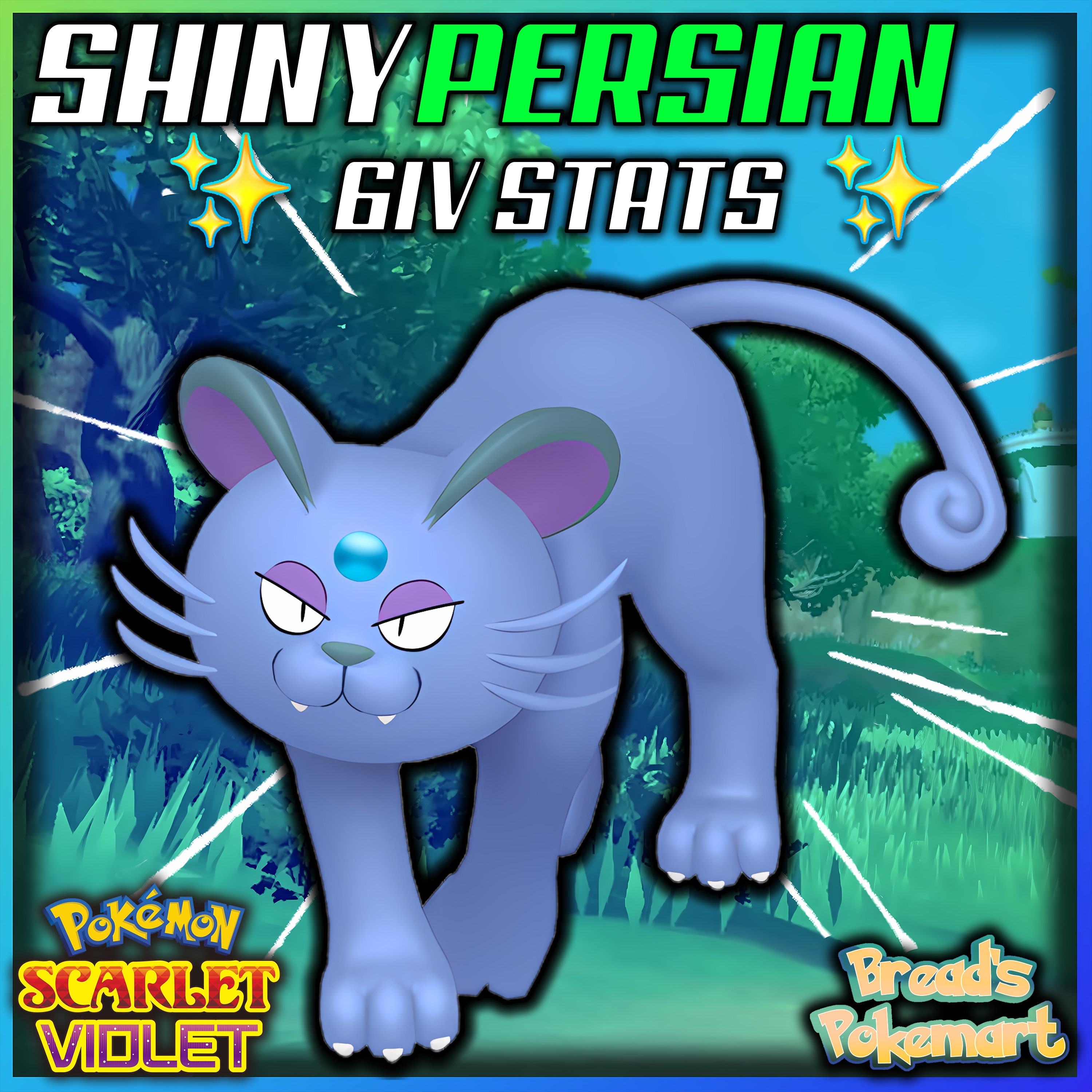 Shiny Persian Pokemon