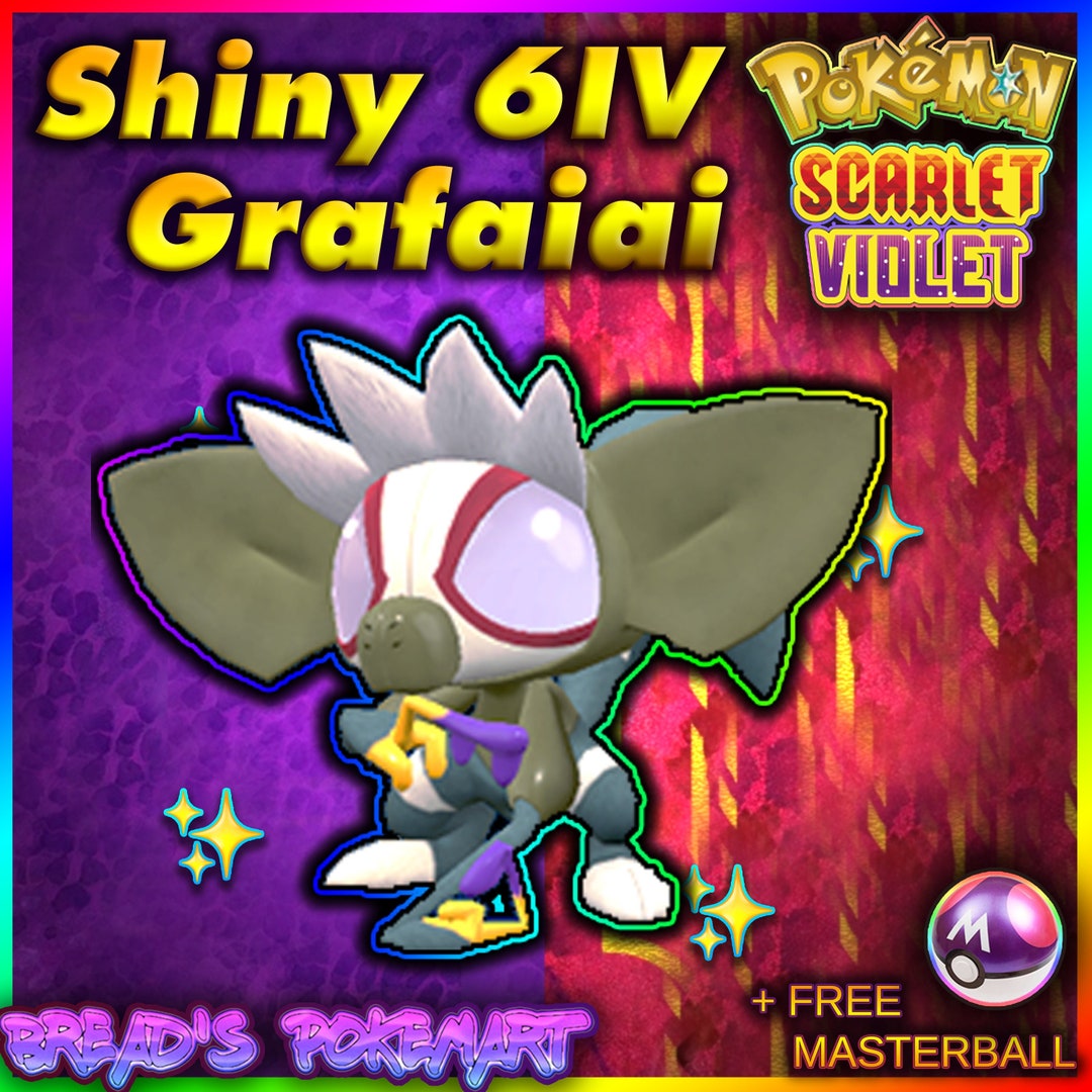 Grafaiai Shiny 6IV // Pokemon Scarlet & Violet // EV Trained - Etsy Grafaiai Shiny 6IV // Pokemon Scarlet & Violet // EV Trained - Etsy