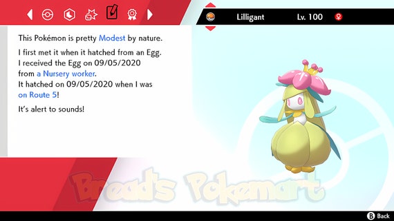 Pokemon Lilligant Shiny