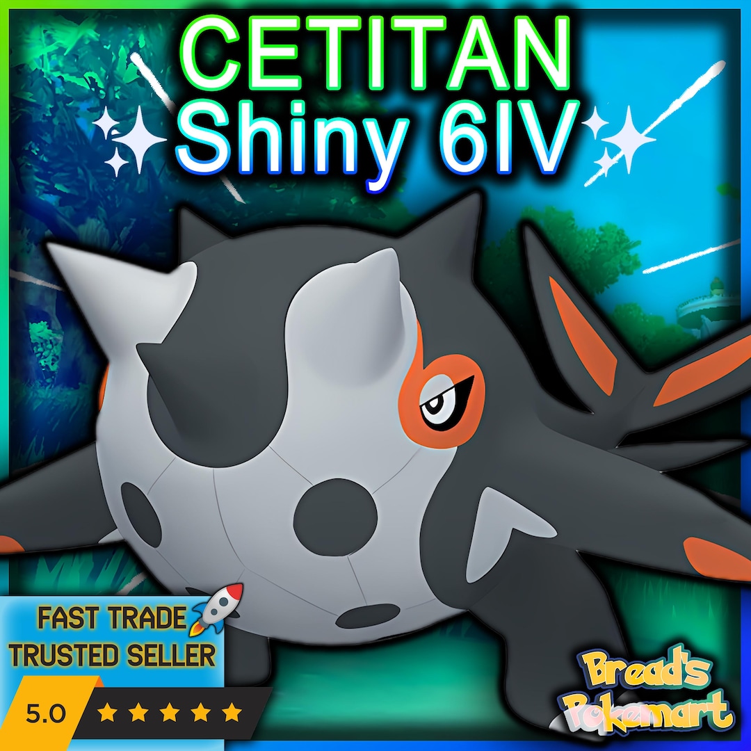 SHINY 6IV CETITAN Pokemon Scarlet and Violet // Lv100 Competitive ...