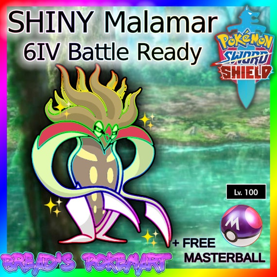 Pokemon Sword and Shield // Ultra Shiny MALAMAR 6IV // Ready - Etsy