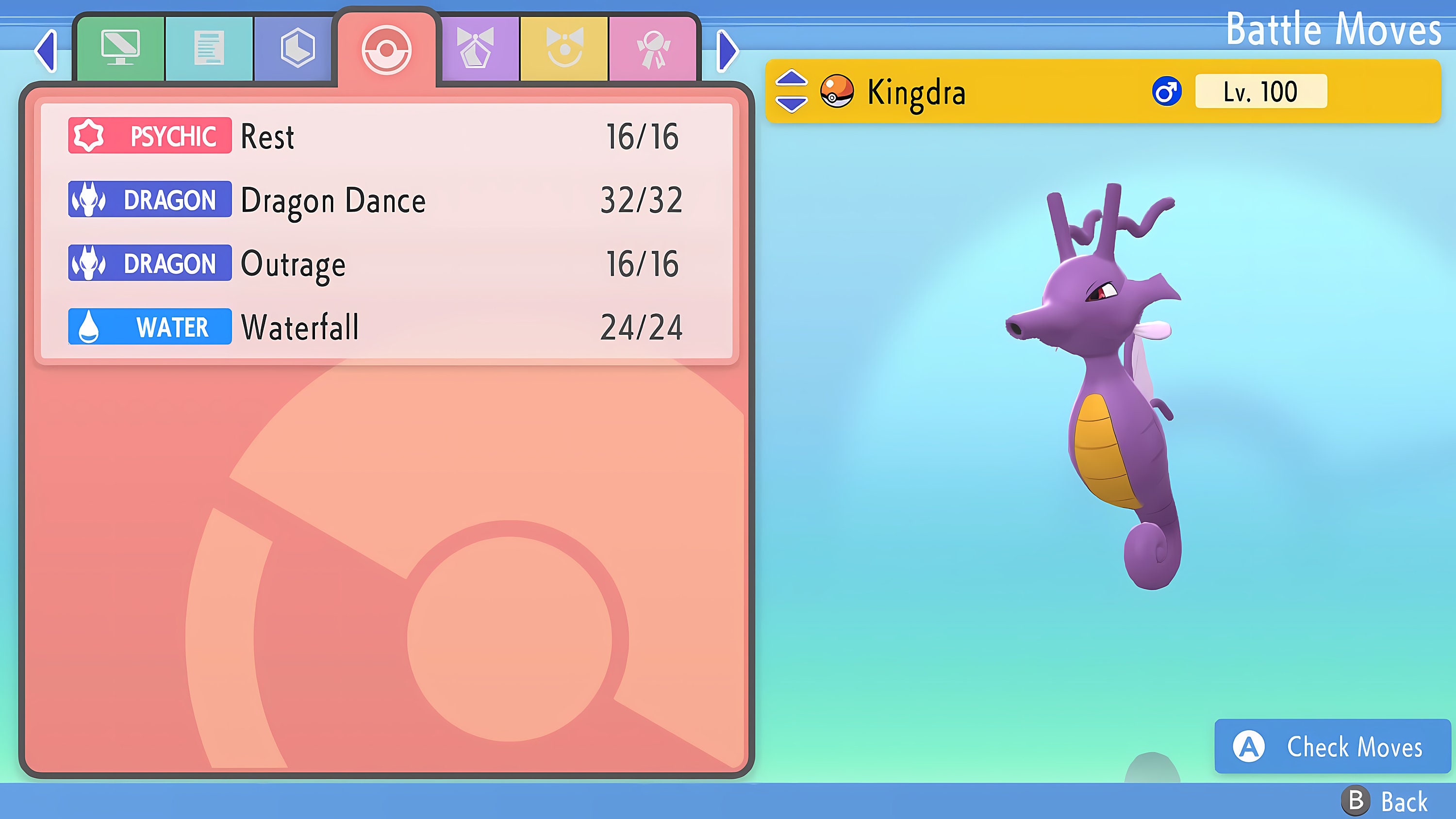 Shiny Kingdra Pokemon X