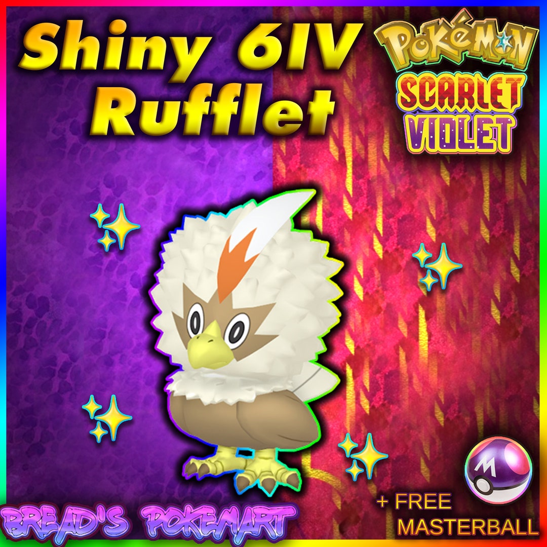 Rufflet Shiny 6IV // Pokemon Scarlet & Violet // Ready to - Etsy