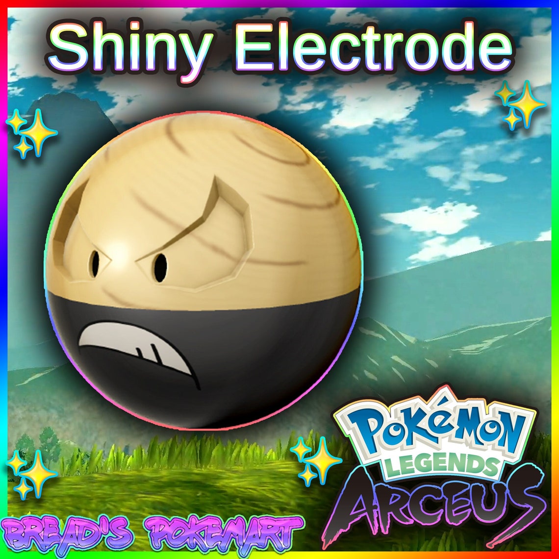 Shiny Electrode alpha best Stats // Pokemon Legends: - Etsy