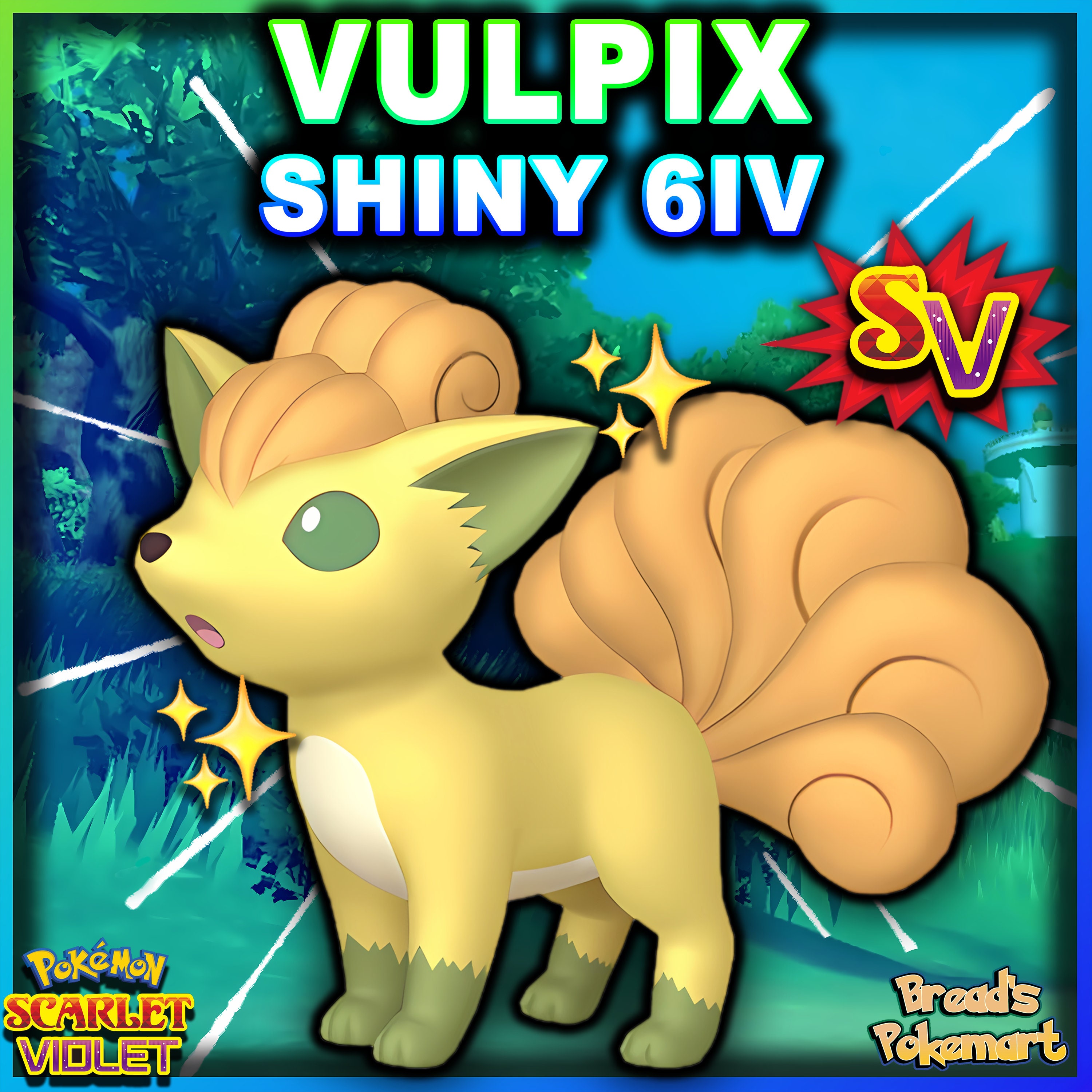 Shiny Vulpix Pokemon