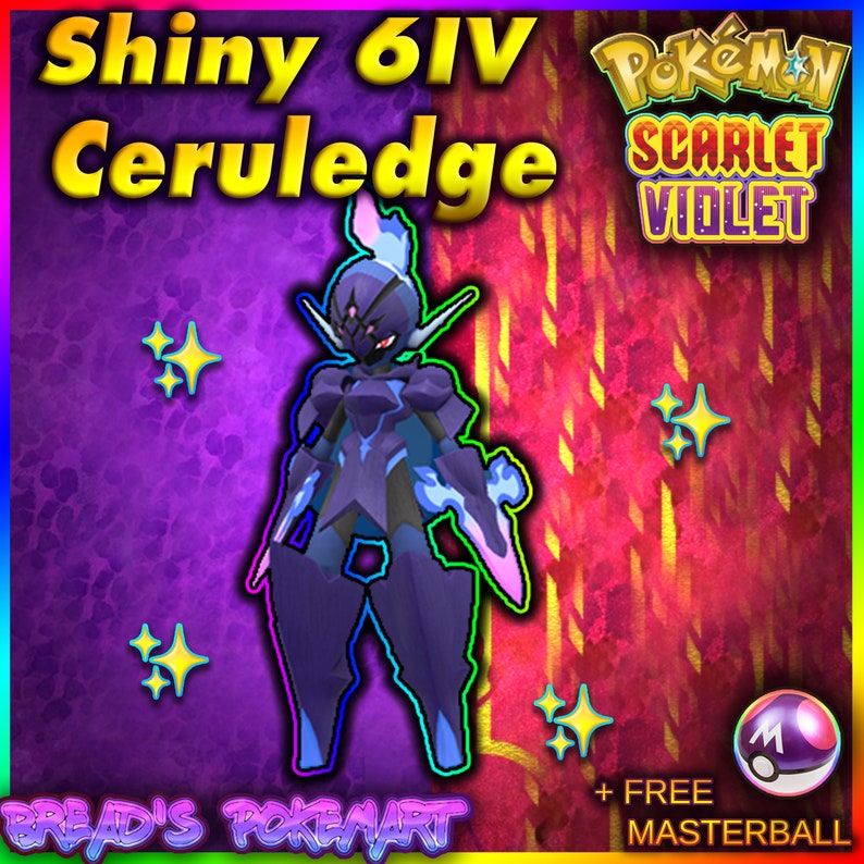 Elden Ring Xbox CERULEDGE "SHINY OR Not" 6 IVs Pokemon Escarlata Y ...
