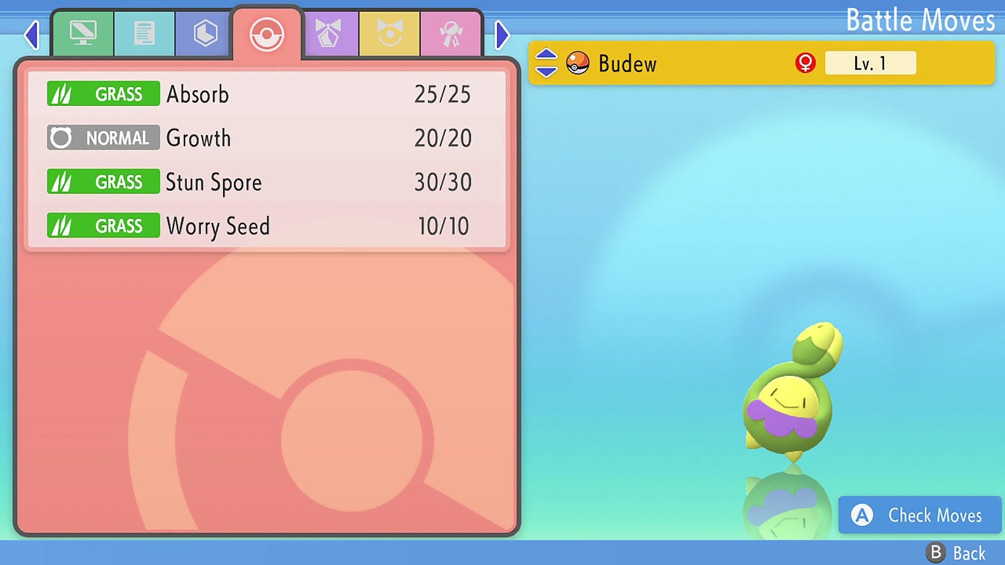 Budew Evolution Chart