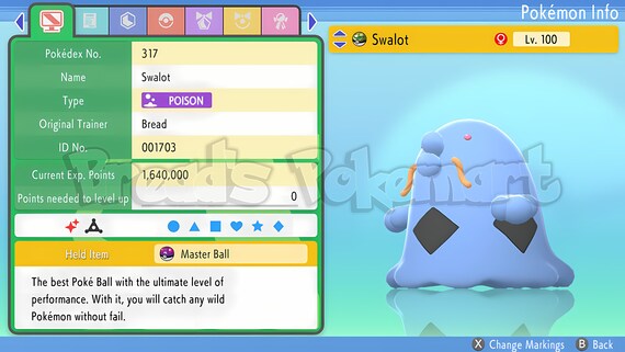 Pokemon Swalot Evolution