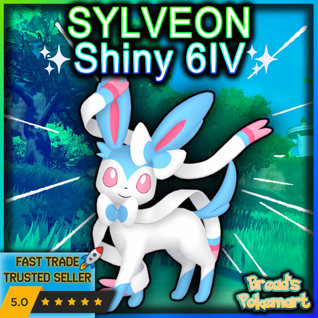 SYLVEON Shiny 6IV Pokemon Scarlet and Violet Pokemon Sword & Shield or ...