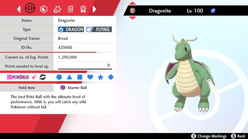 Pokemon Sword and Shield // SHINY 6IV DRAGONITE // Ready for | Etsy ...
