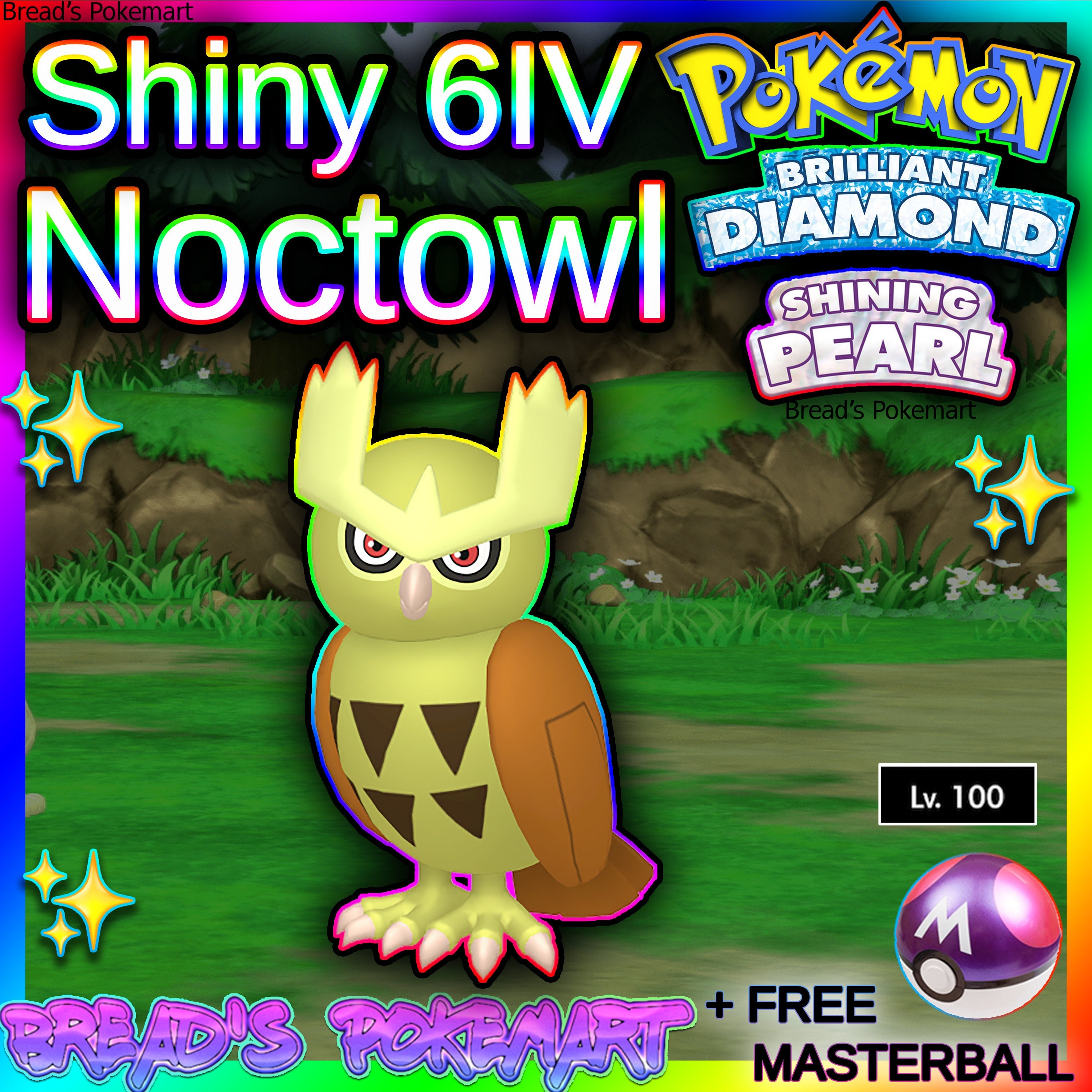 Shiny Noctowl Pokemon