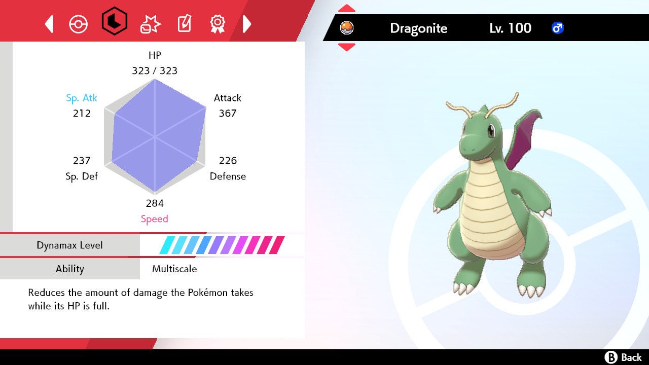 Pokemon Sword and Shield // SHINY 6IV DRAGONITE // Ready for - Etsy ...