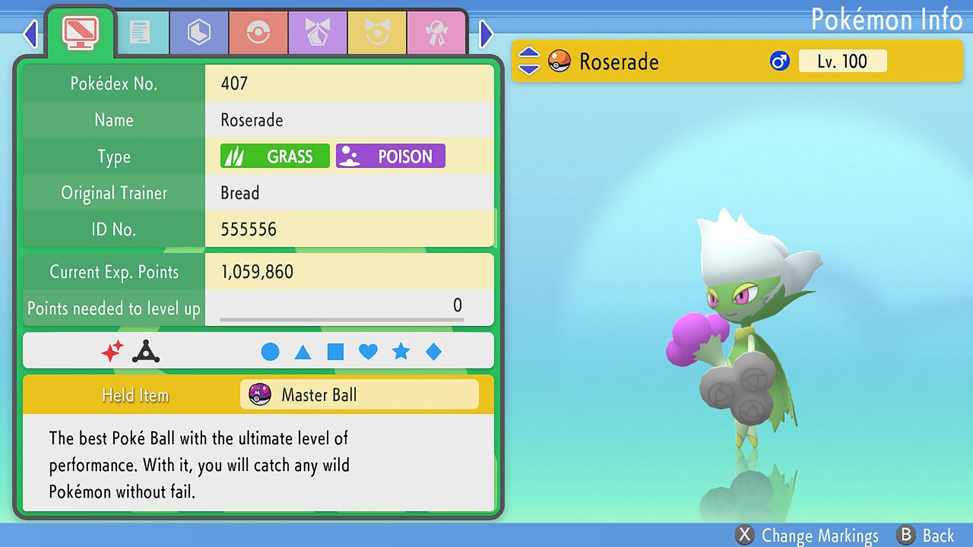 Shiny Roserade