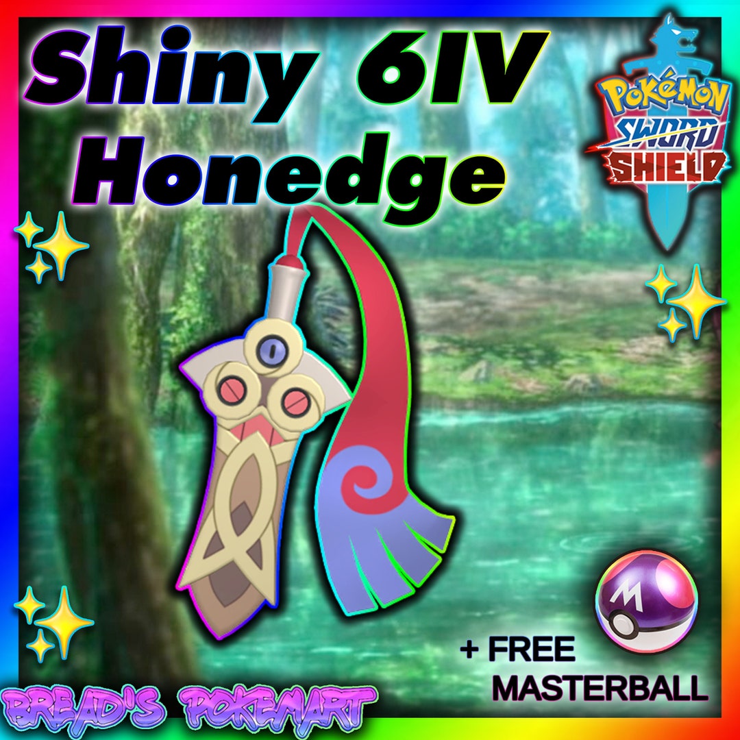 Pokemon Sword And Shield Honedge Ultra Shiny 6iv Pokemon Etsy