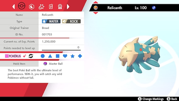 Relicanth Evolution Chart