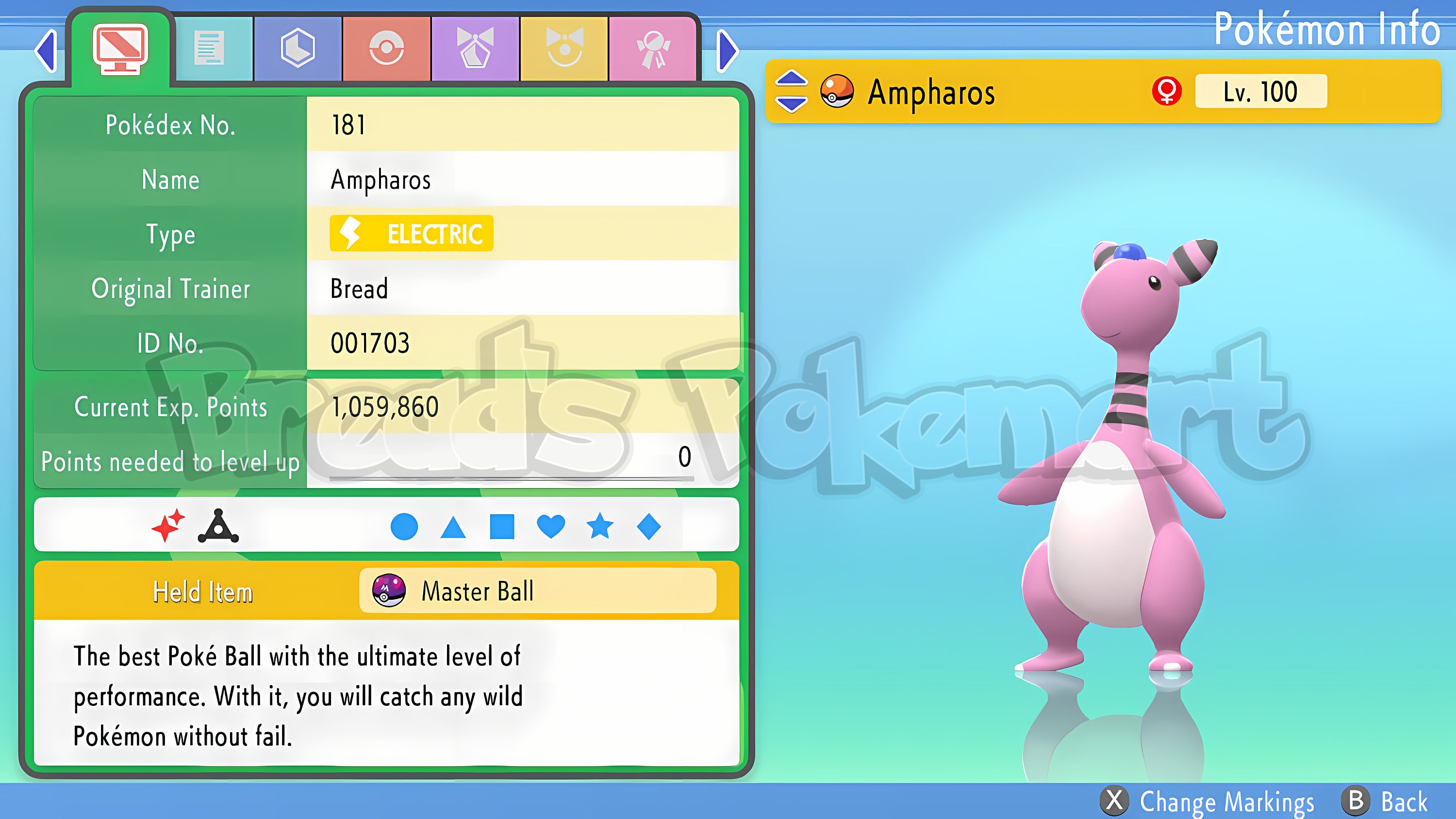 Ampharos Shiny Pixelmon