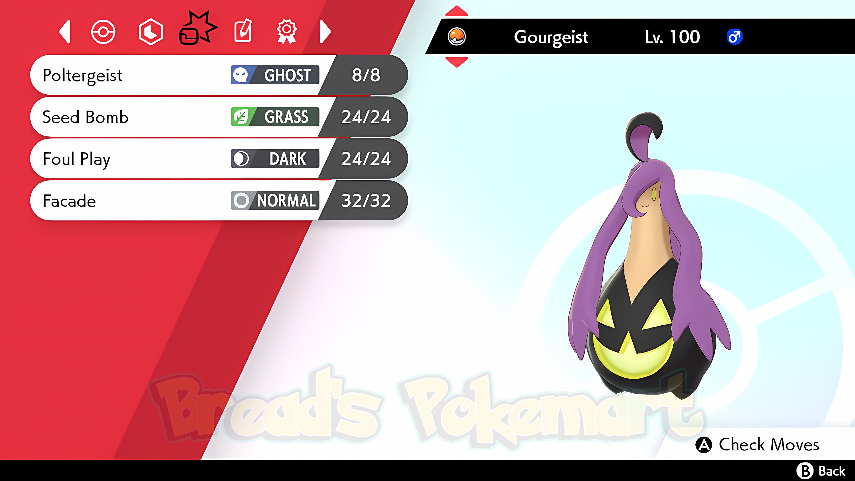 Shiny Gourgeist Pokemon