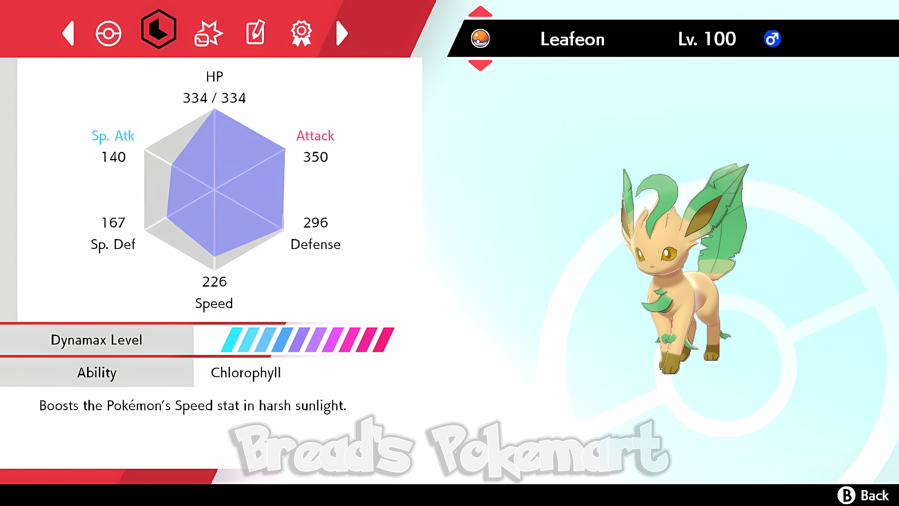 Shiny Leafeon Pokemon
