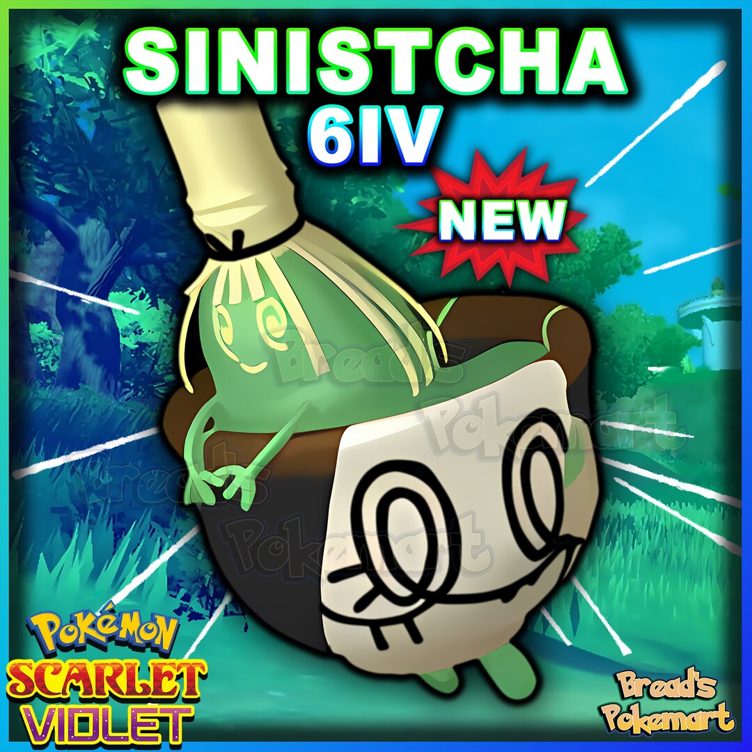 SINISTCHA 6IV / Pokemon Scarlet and Violet / Lv100 New Form / - Etsy