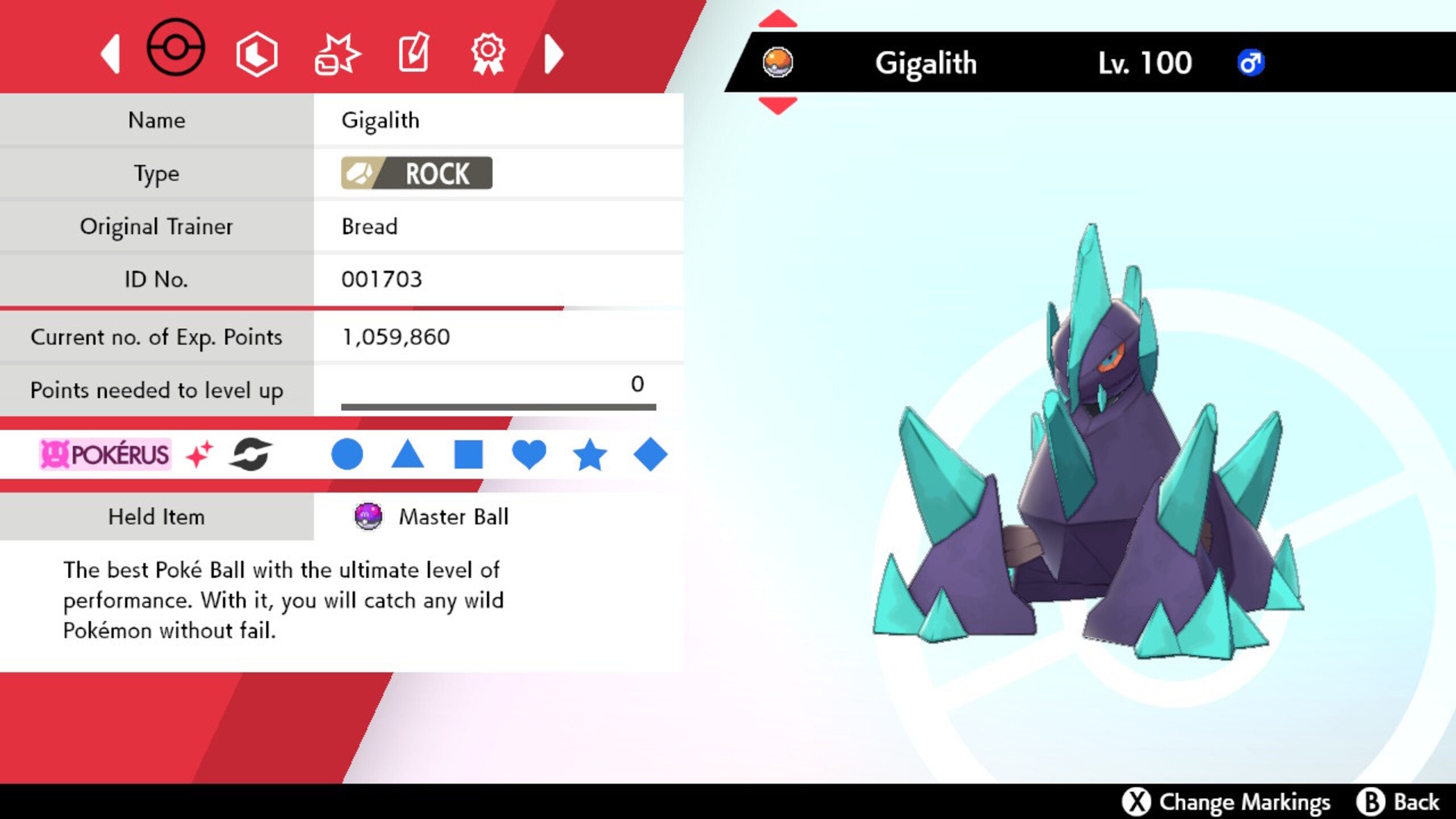 Pokemon Sword and Shield // GIGALITH Ultra SHINY 6IV Pokemon - Etsy ...