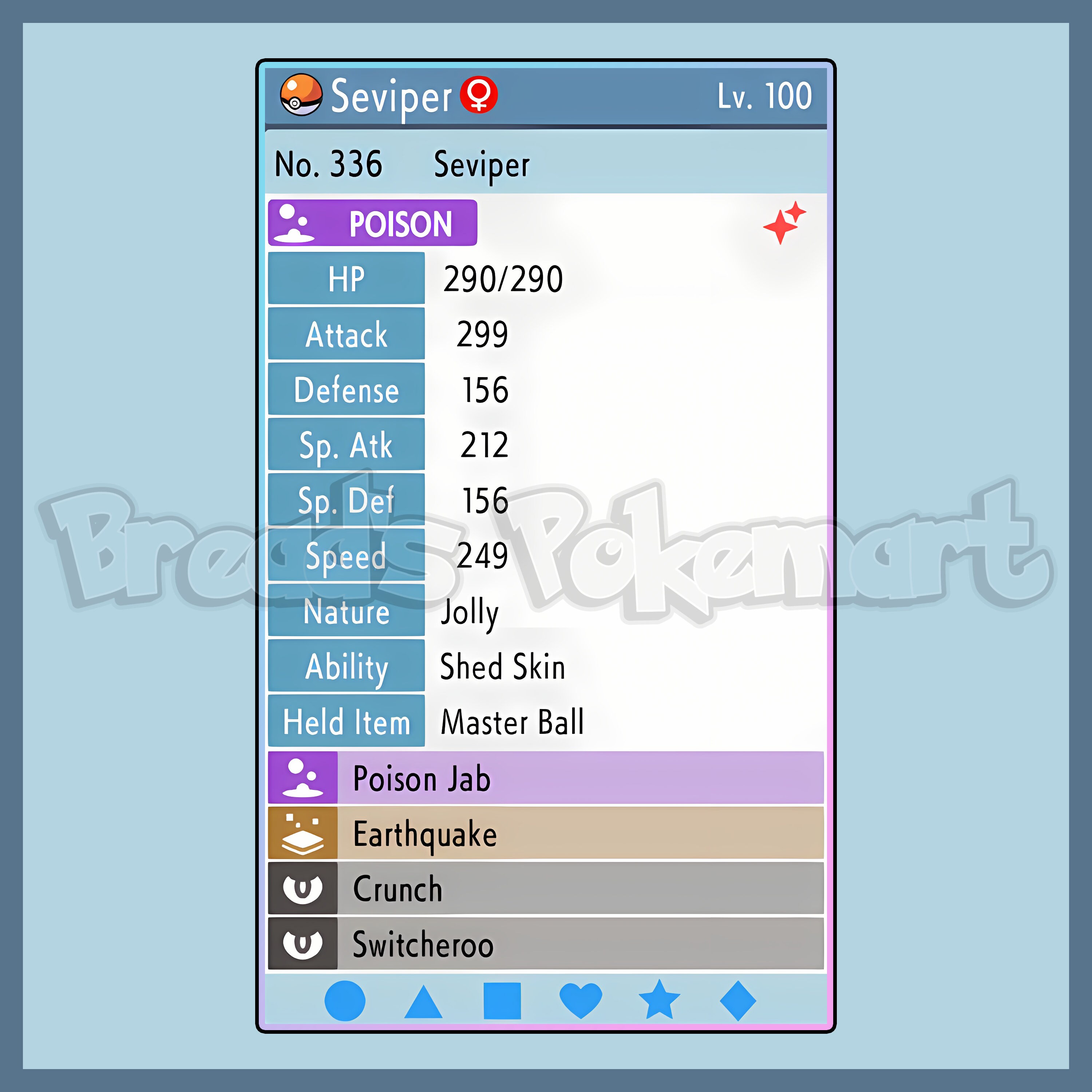 Shiny Seviper X And Y