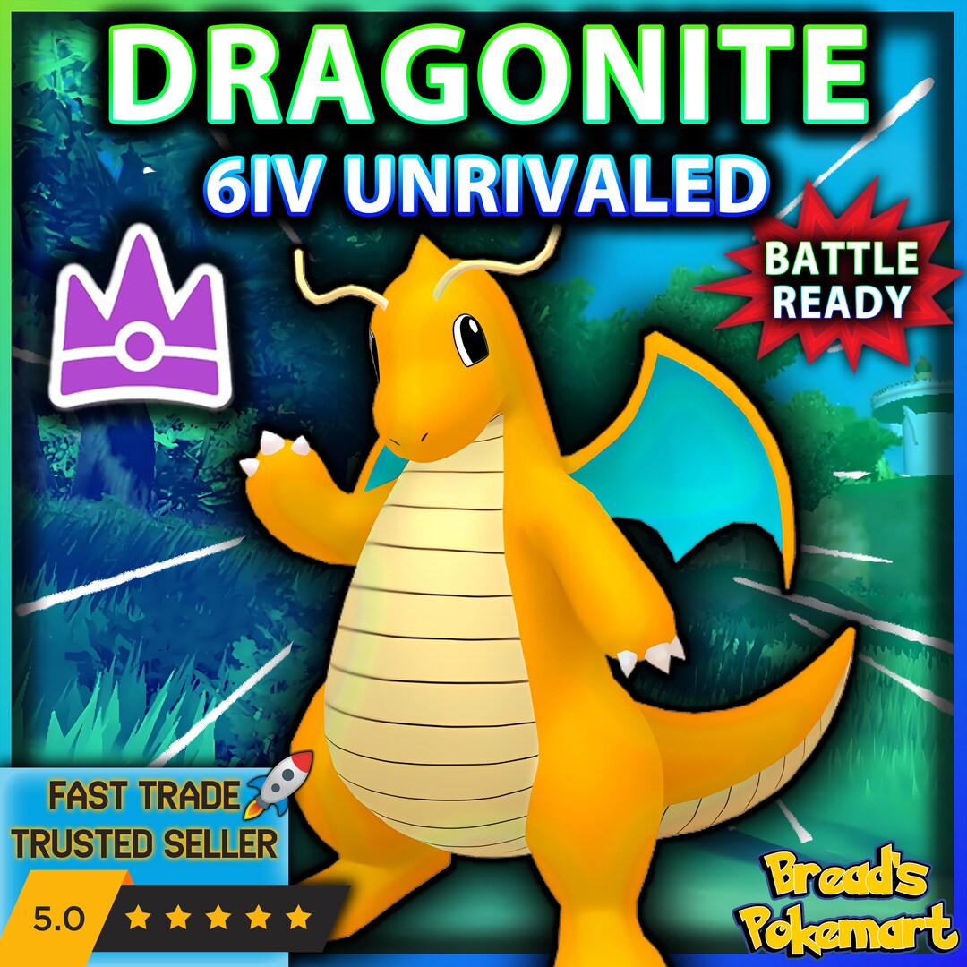 DRAGONITE Unrivaled 6IV / Pokemon Scarlet and Violet / Tera Raid ...