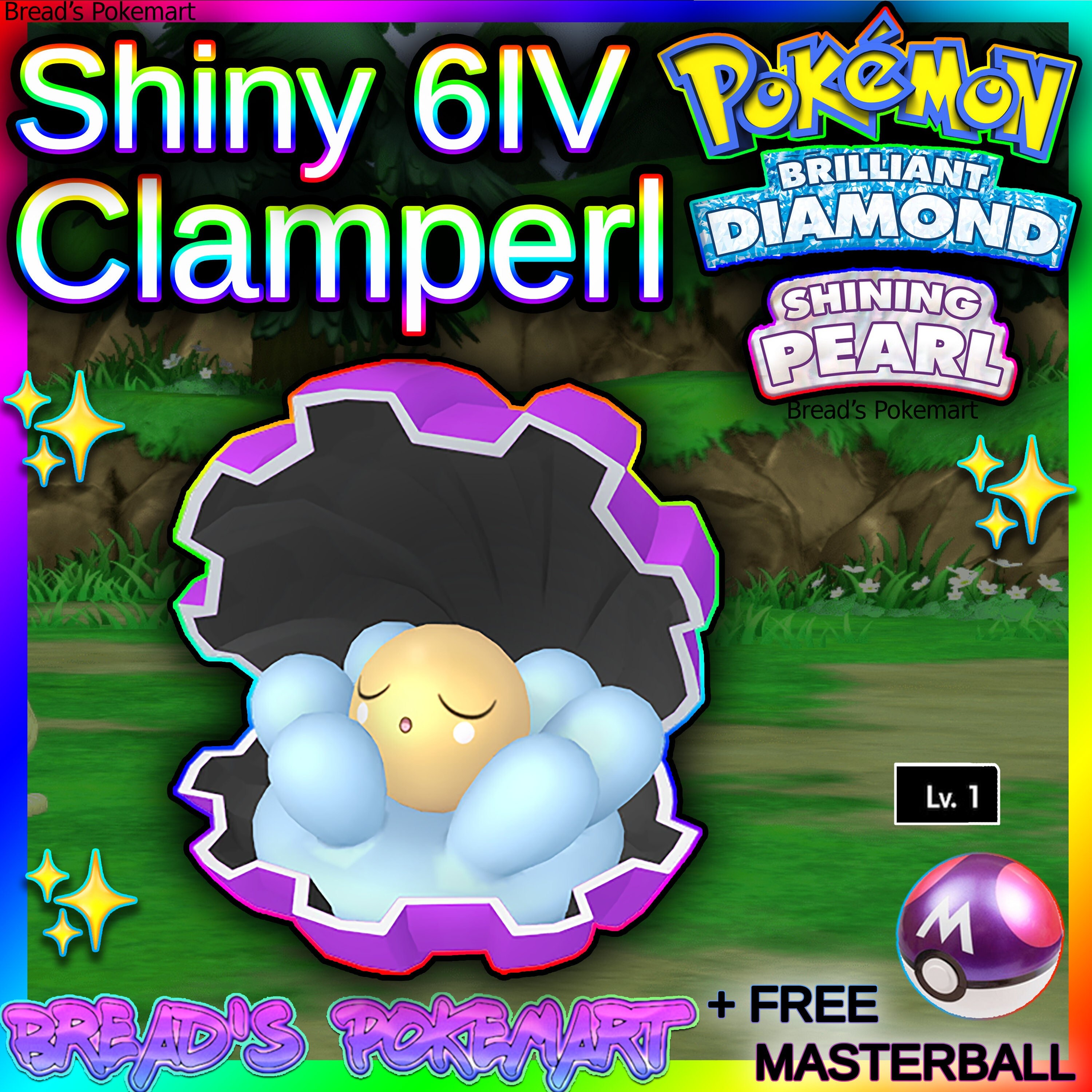 Shiny Clamperl