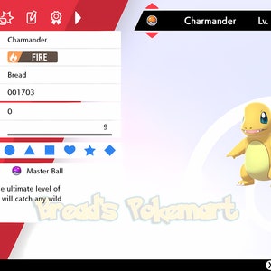 Ultra SHINY 6IV CHARMANDER / Pokemon Sword and Shield / Kanto - Etsy