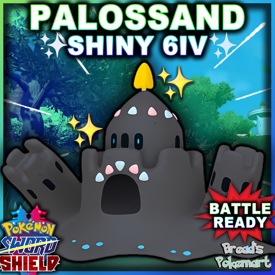 Ultra Shiny 6IV PALOSSAND // Pokemon Sword and Shield // Lv100 - Etsy