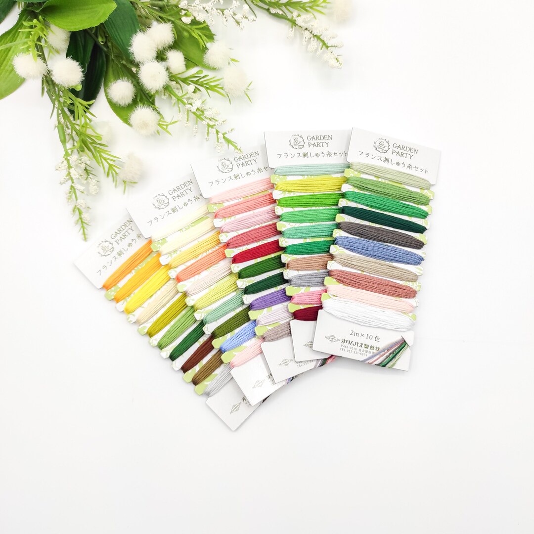 Olympus Hand Embroidery Cotton Thread Set, Cotton Hand Embroidery ...