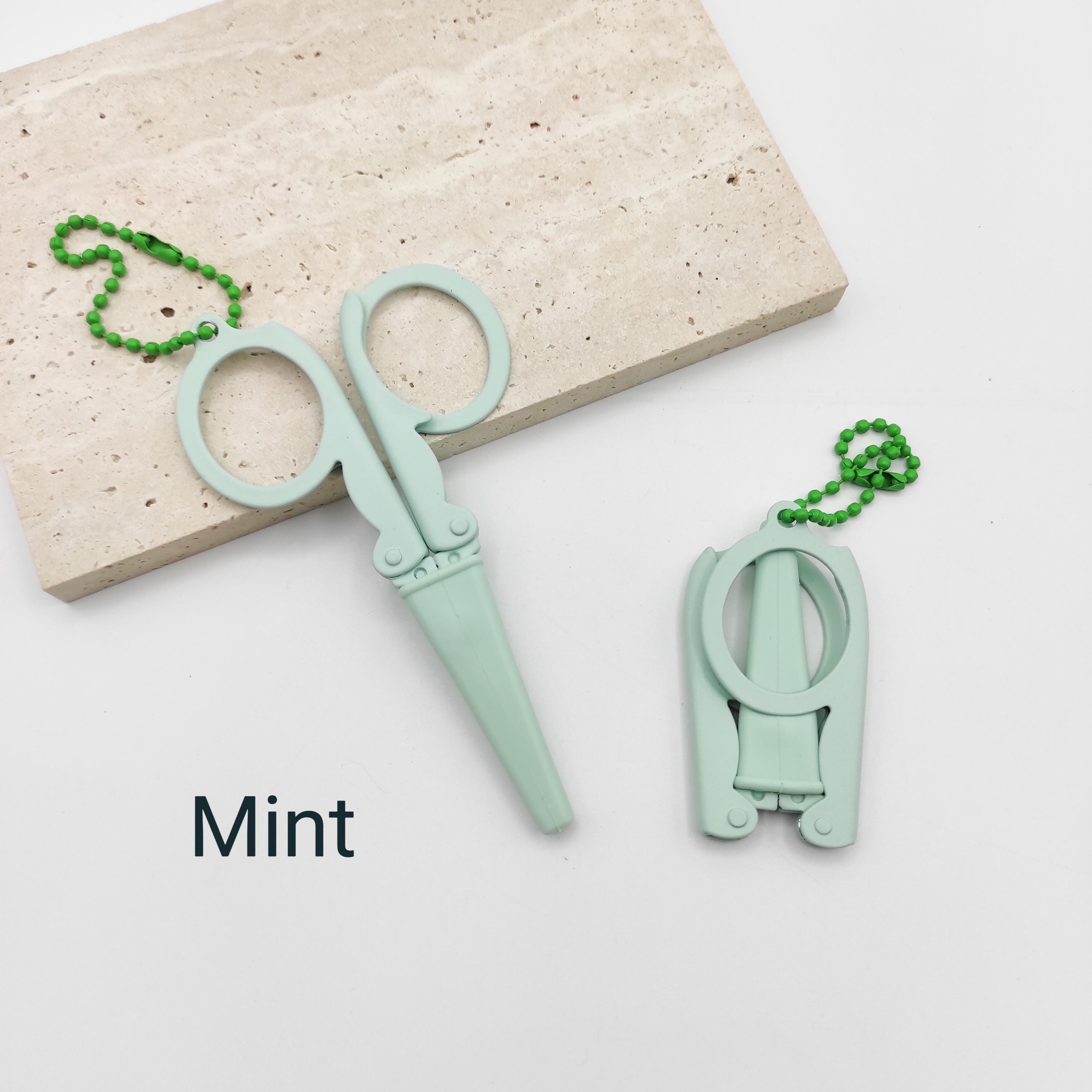 Folding Stainless Steel Scissors With Sheath: Travel Sewing, Embroidery ...