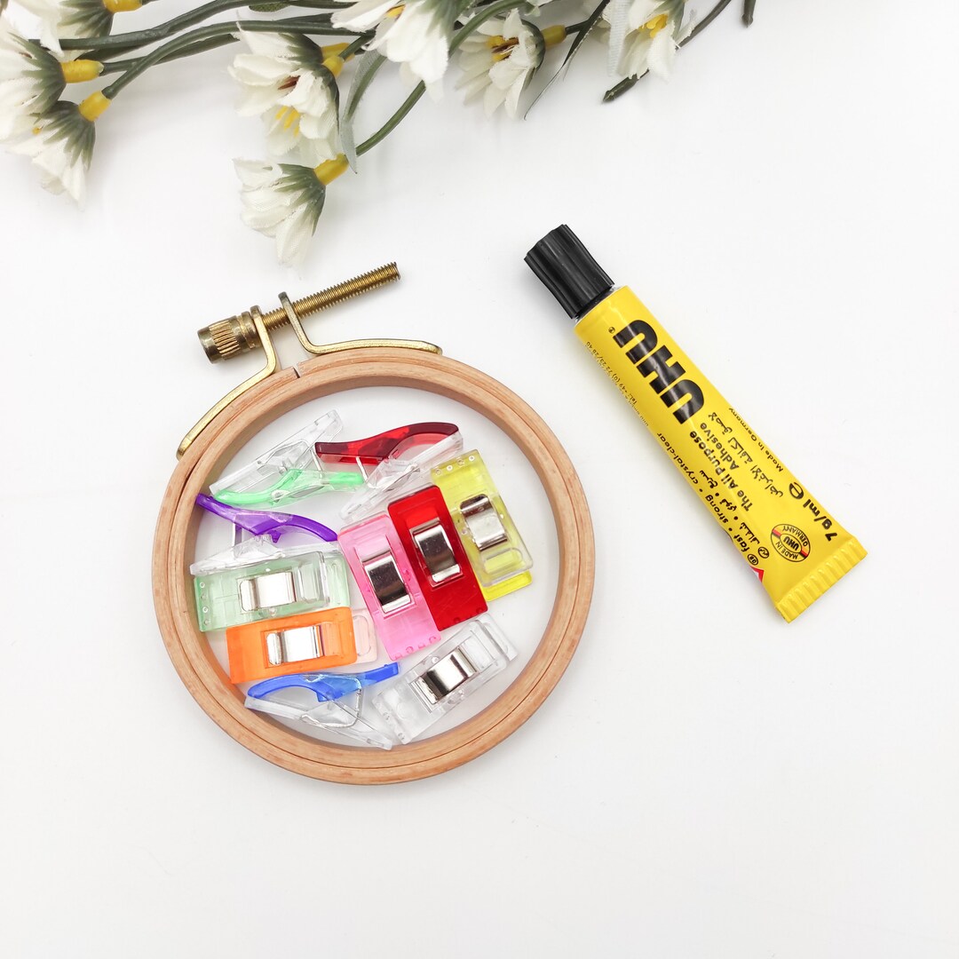 Supply Kit for Complete Hand Embroidery Jewelry, Bookmark, Pocket ...