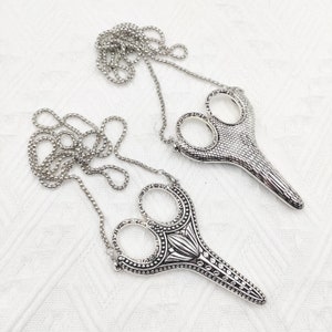 Vintage Style Scissors With Sheath and Necklace Chain, Embroidery ...